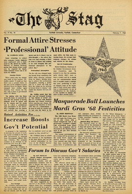 "Stag - Vol. 19, No. 14 - February 7, 1968"