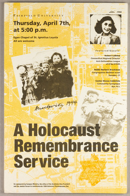 "Holocaust Remembrance Service 1994" by Robert Leikind, Herbert N ...