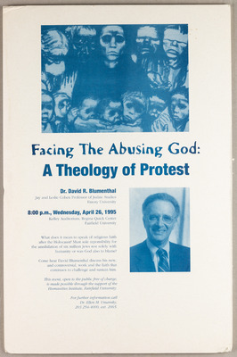 "Facing The Abusing God: A Theology of Protest" by David R. Blumenthal